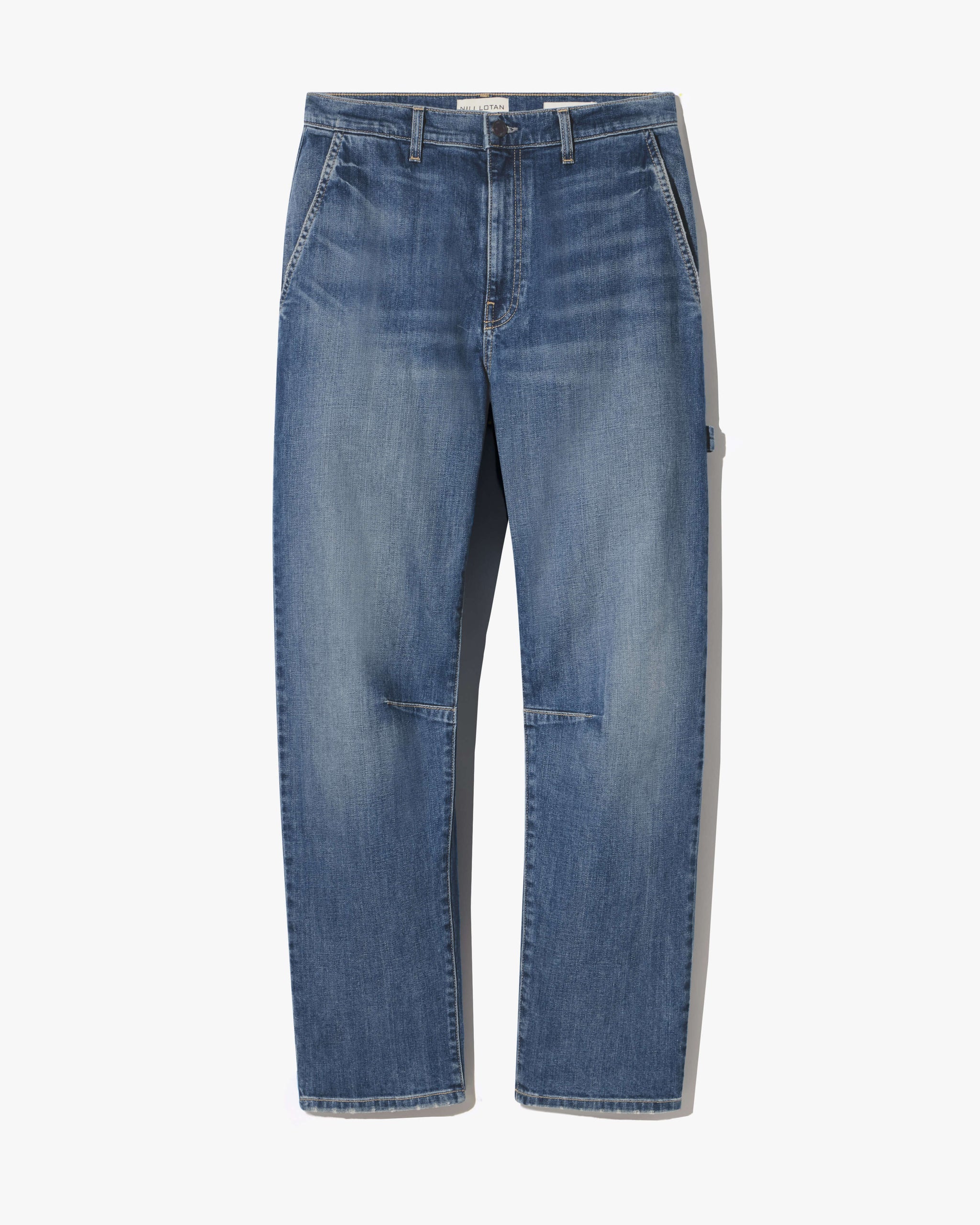 CARPENTER JEAN | Men's Mid-Rise Relaxed Fit With Hammer Loop | Nili Lotan